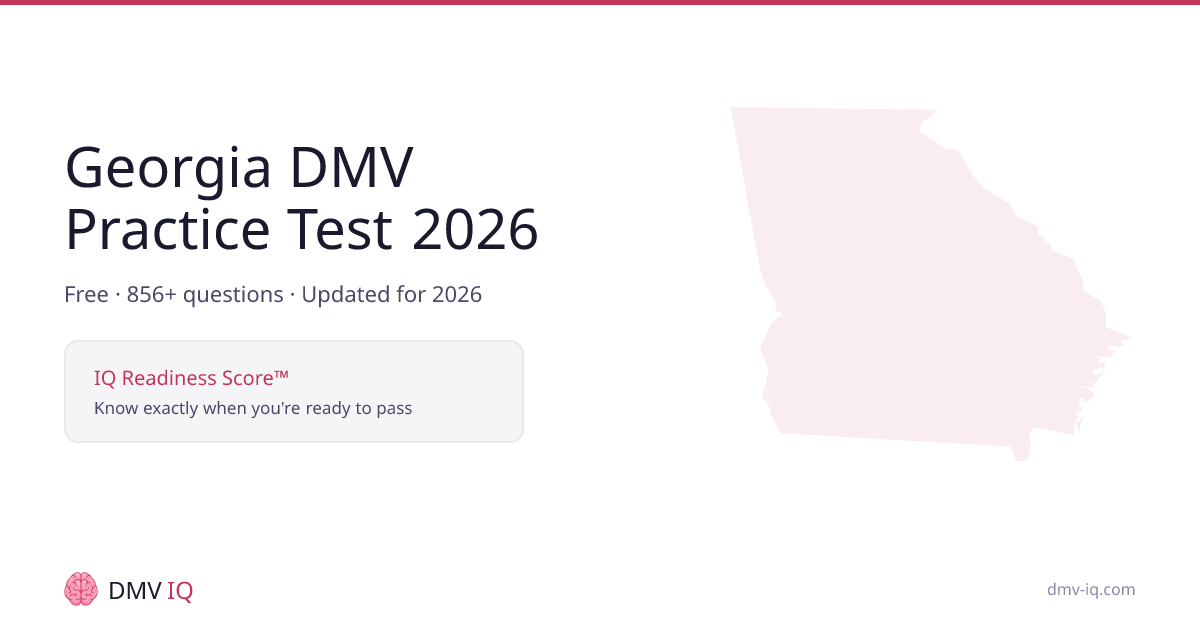 Georgia Motorcycle Permit Test 2026 - Free Practice | DMV IQ