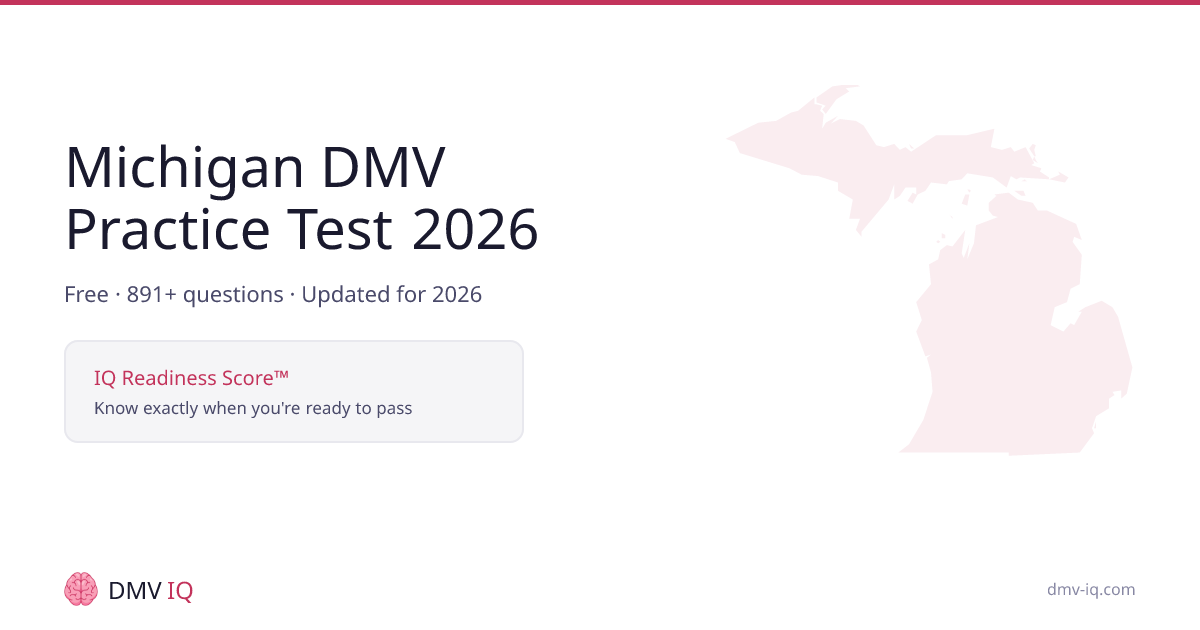 Michigan Motorcycle Permit Test 2026 - Free Practice | DMV IQ