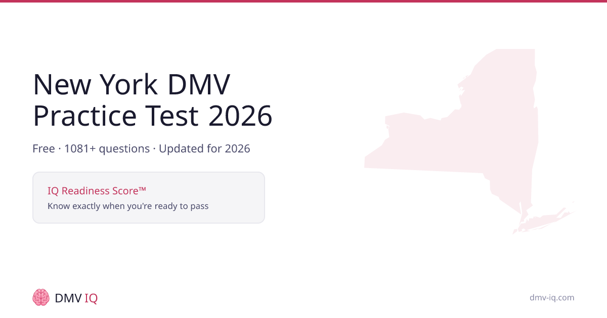 New York Motorcycle Permit Test 2026 - Free Practice | DMV IQ