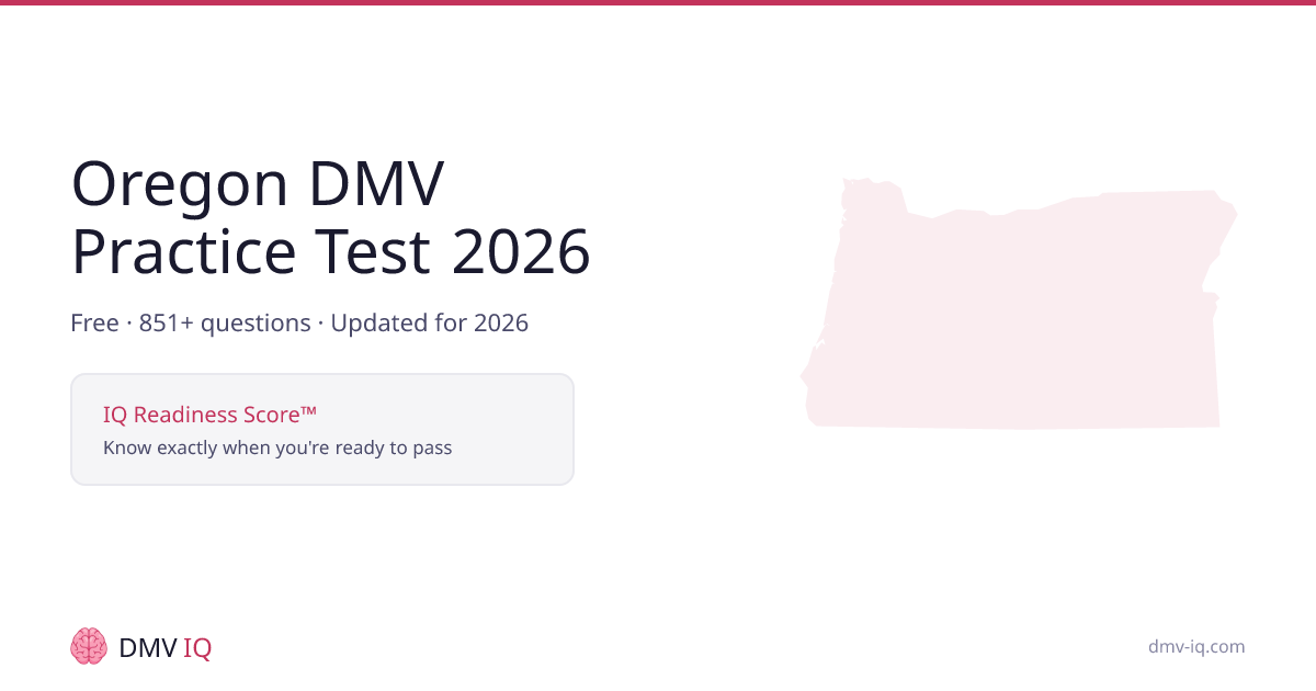 Oregon Motorcycle Permit Test 2026 - Free Practice | DMV IQ