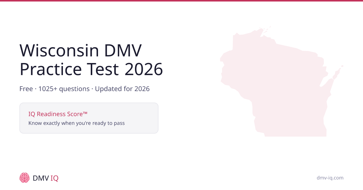 Wisconsin Motorcycle Permit Test 2026 - Free Practice | DMV IQ